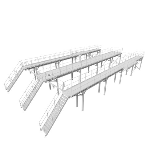 Dacharbeitsstand Buswerkstatt | ALTEC Aluminium-Technik GmbH